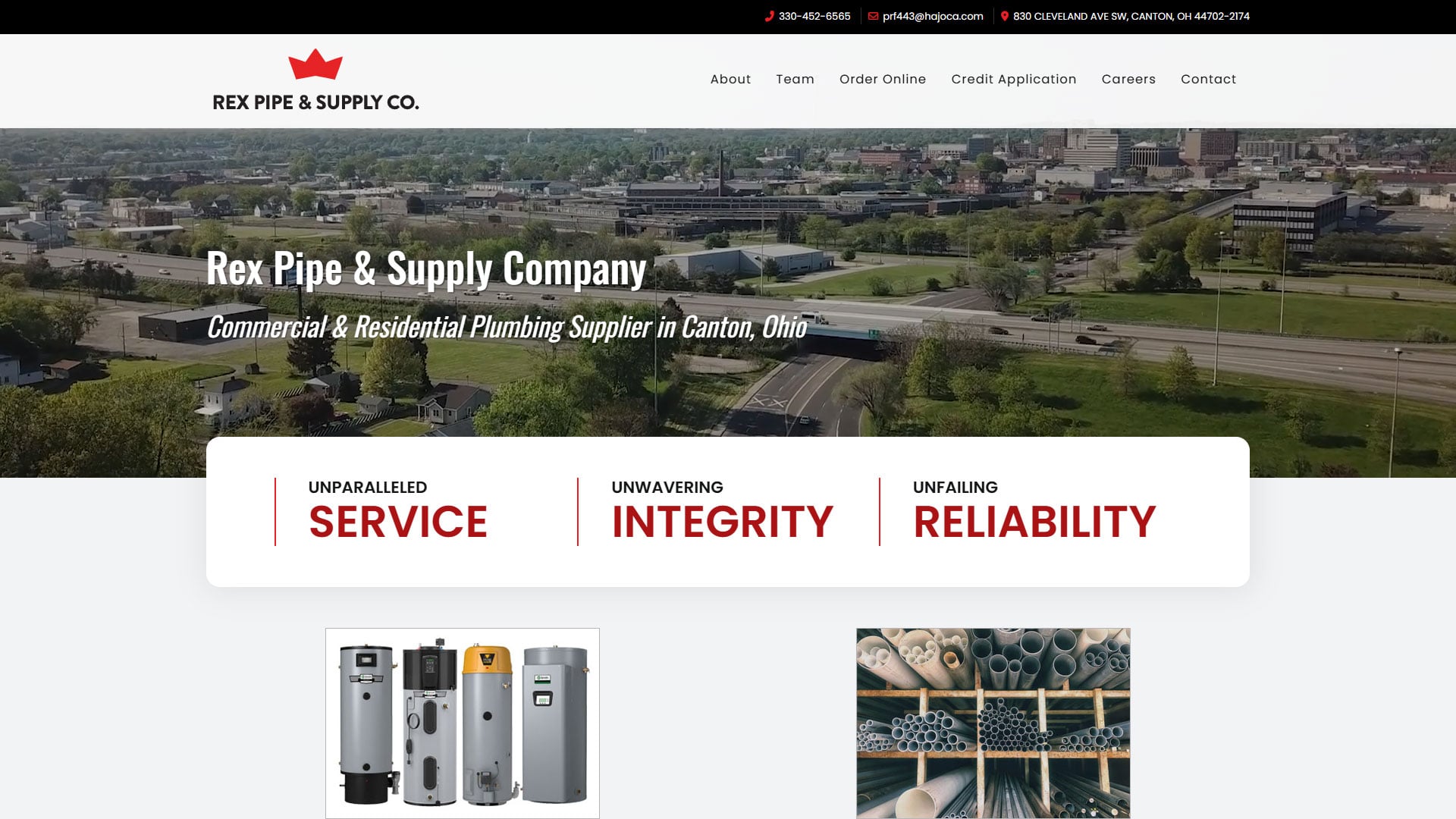 Rex Pipe & Supply Commercial & Residential Plumbing Supplier